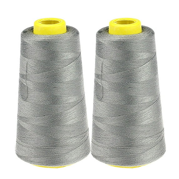 2Pc Sewing Thread, 2300 Yards Thread In Gray Color With 2 Spools, For ...