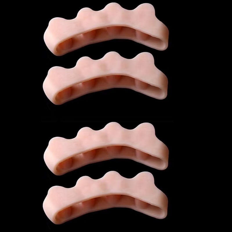 2Pc Silicone Toe Separator Fingers Feet Toe Spreader Hallux Valgus ...