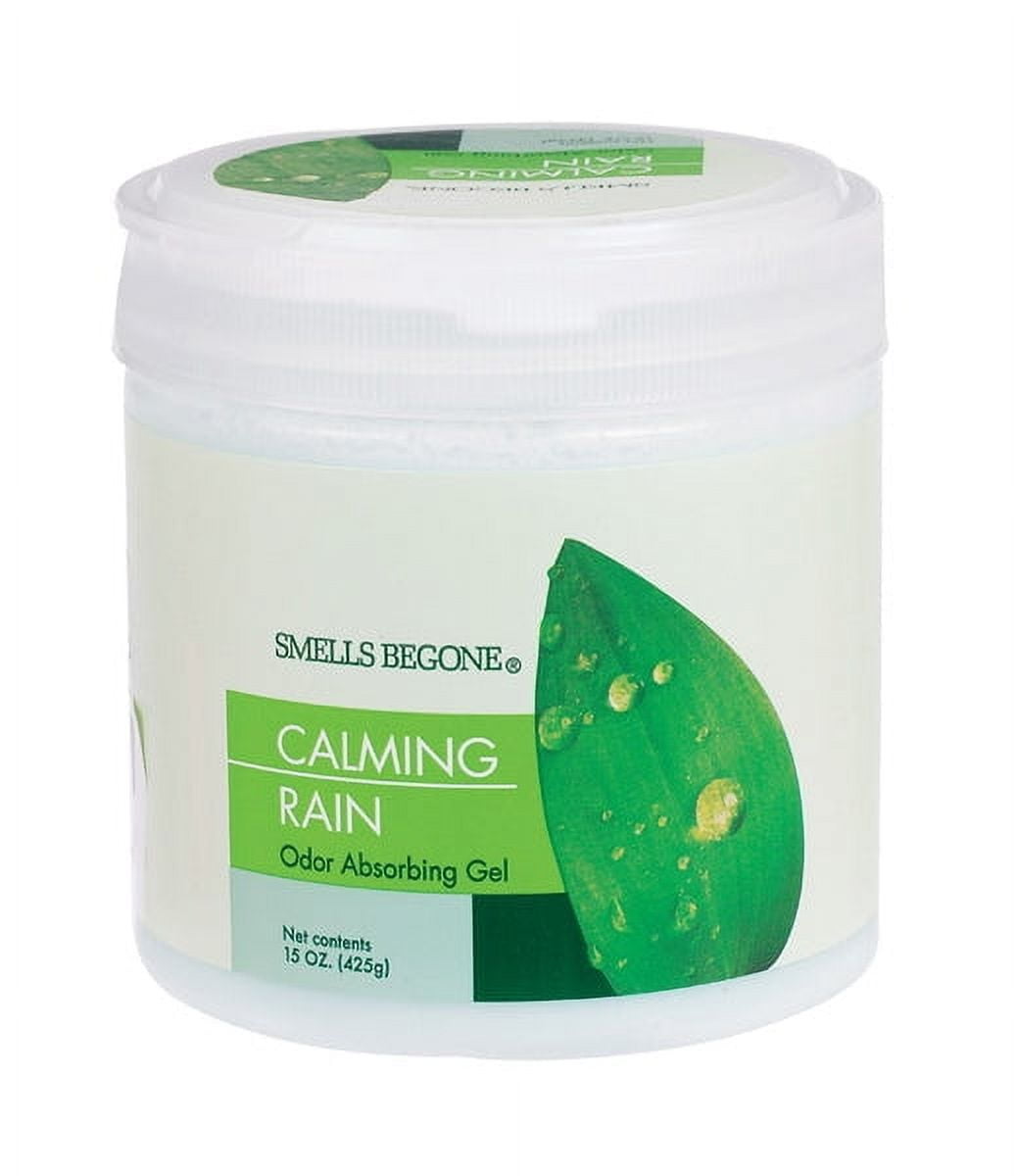 2Pc Smells Begone Calming Rain Scent Odor Absorber 15 oz Gel - Walmart.com