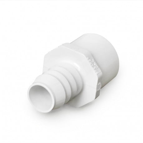 2Pc Spears 1" Barbed Insert x 1-1/4" Spigot (1" Socket) Nesting PVC ...