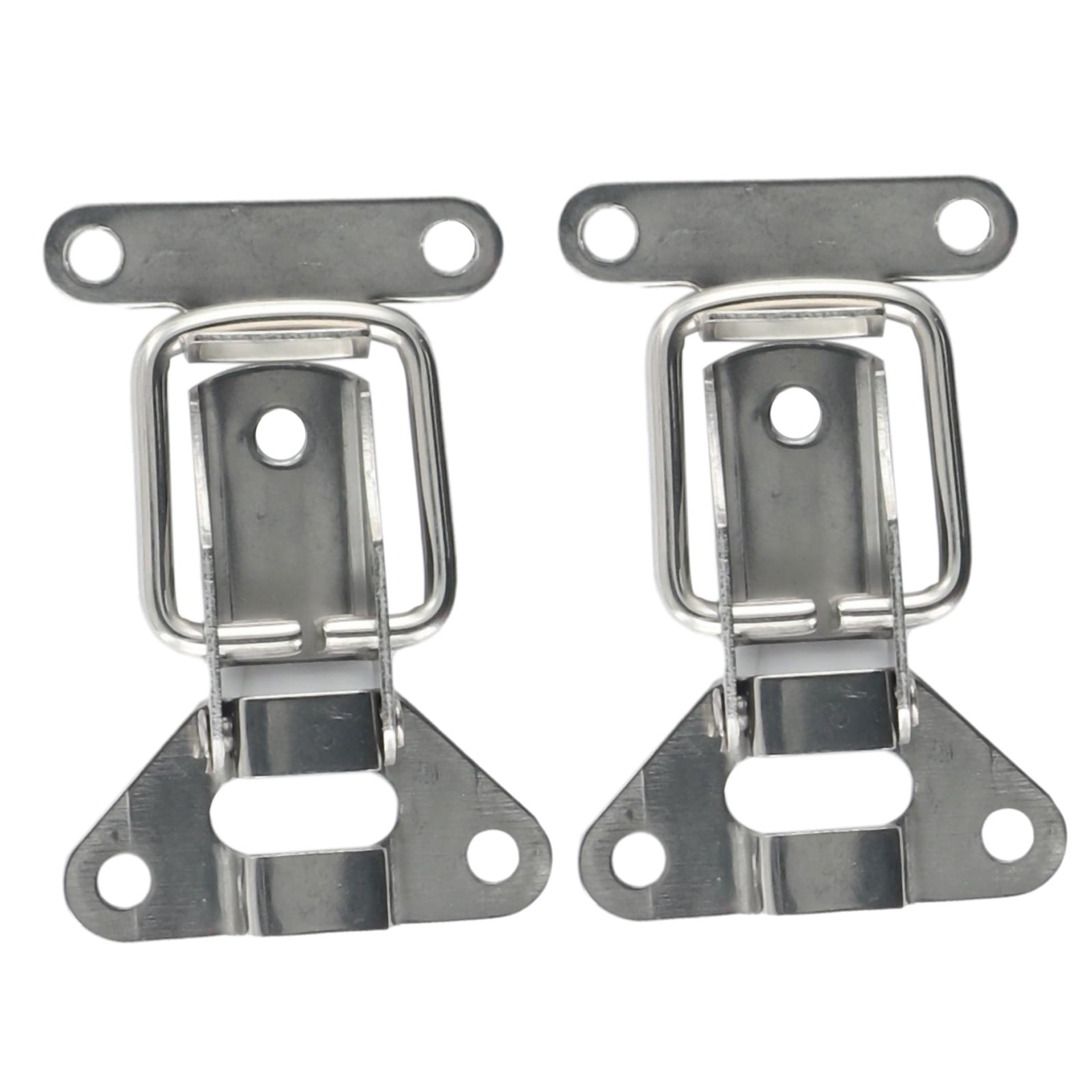 2Pc Stainless Steel 304 Toolbox Locking Hasps Metal Toggle Catch Clasp ...