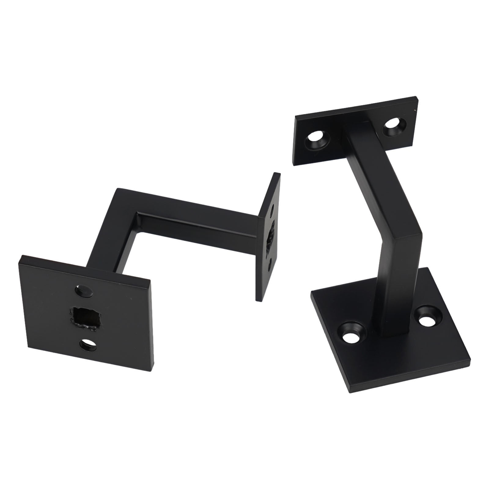 2Pc Stainless Steel Handrail Brackets For Stairs Square Stair ...