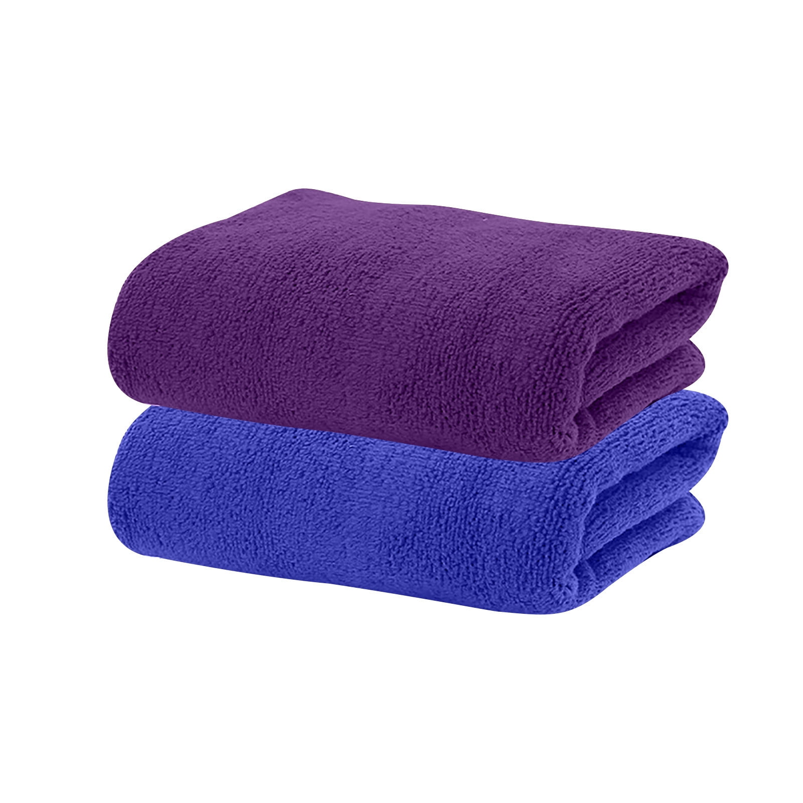 A 2Pc Super Absorbent Microfiber Bath Towel Set Ultra Soft Quick Dry ...