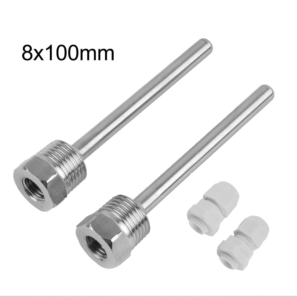 2pc Thermowell G 1/2\" Thread for Temperature Sensor Immersion Sleeve ...