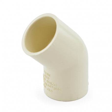 2Pc Unbranded 1" CPVC CTS 45° Elbow (Socket x Socket) - Walmart.com