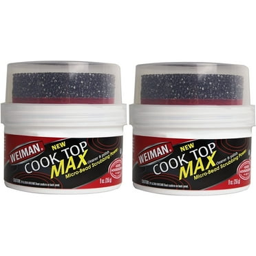 Weiman Cooktop Cleaner Kit - Ceramic, Glass Stovetop & Induction Cream ...