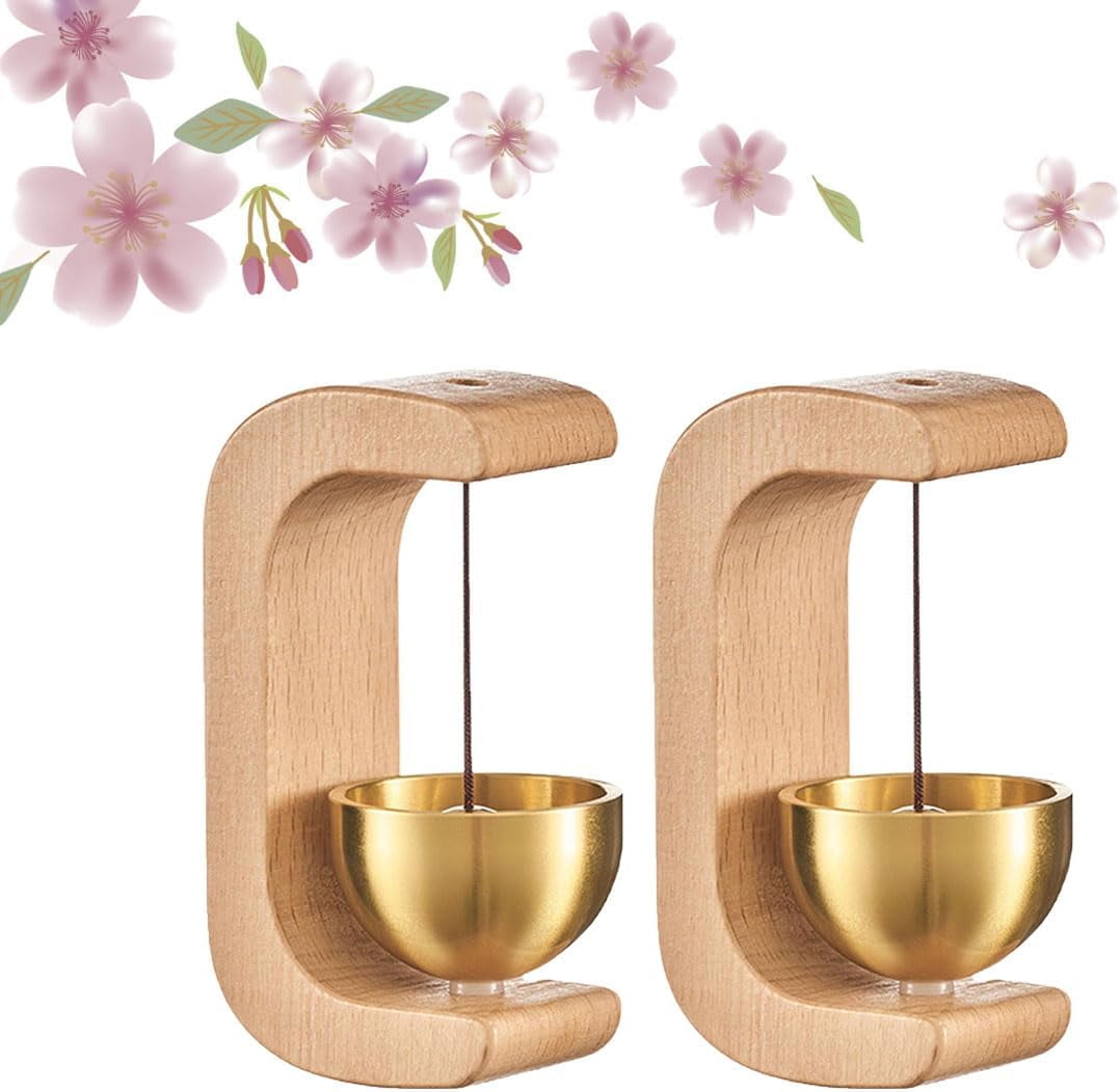 2Pc Wooden C Shaped Wind Chime for Doors, Wooden C-Shaped Wind Chime ...
