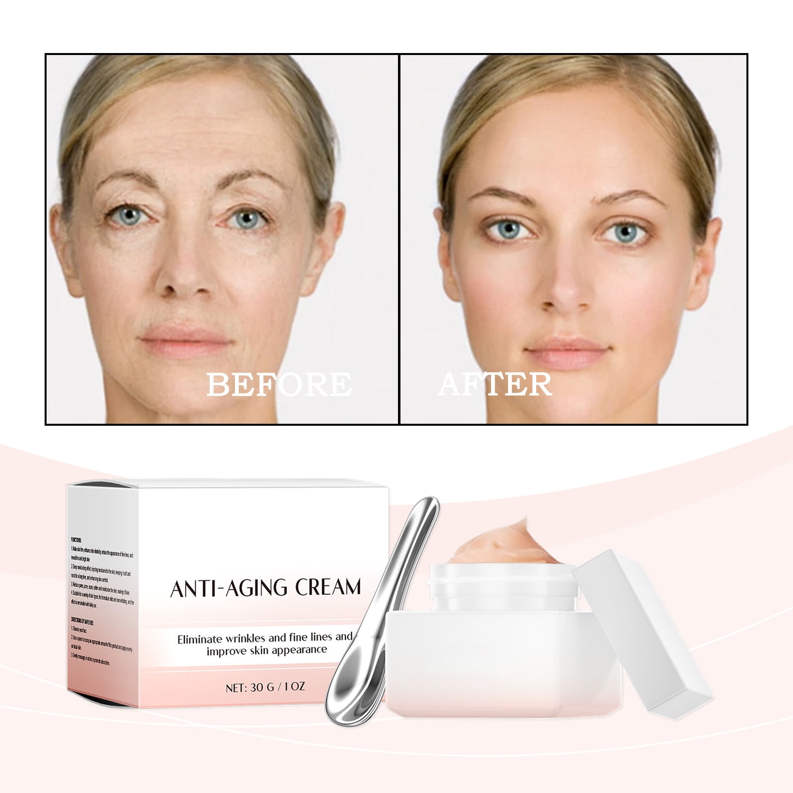 2Pc Wrinkle Fix Facial Firming Cream 30G-Reduce Wrinkle And Slow-Aging ...