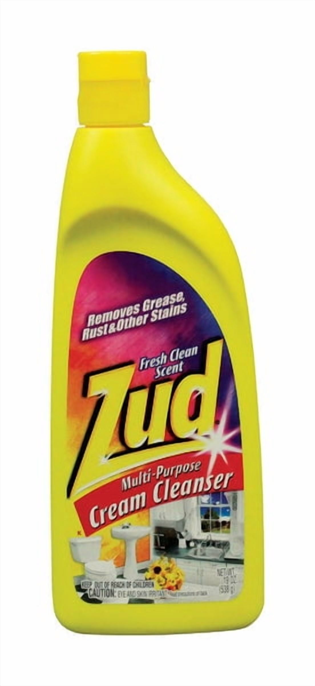 2Pc Zud Fresh Clean Scent Squeeze Bottle Heavy Duty Cleaner Cream 19 oz ...