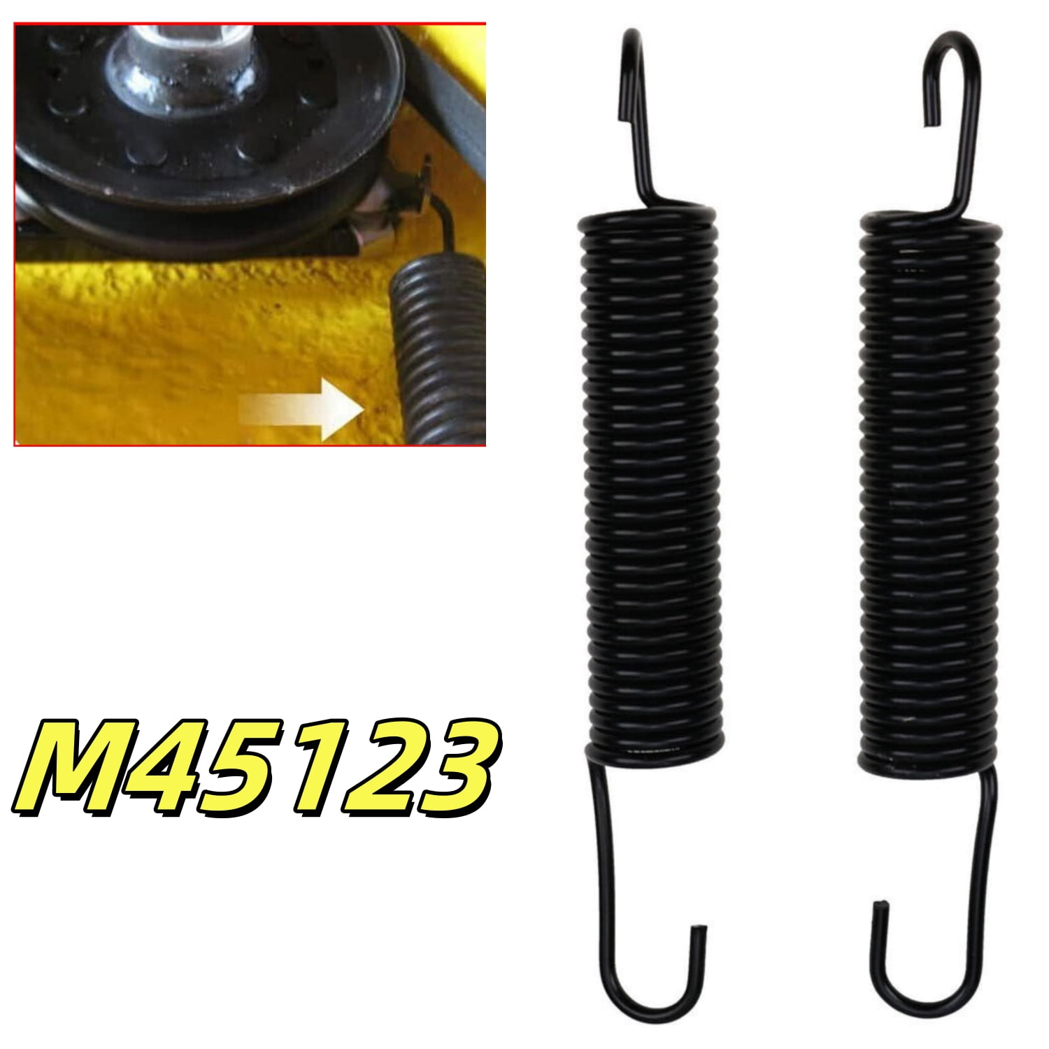 2Pc for John Deere Deck Idler Tightener Spring M45123 316 317 318 322 ...