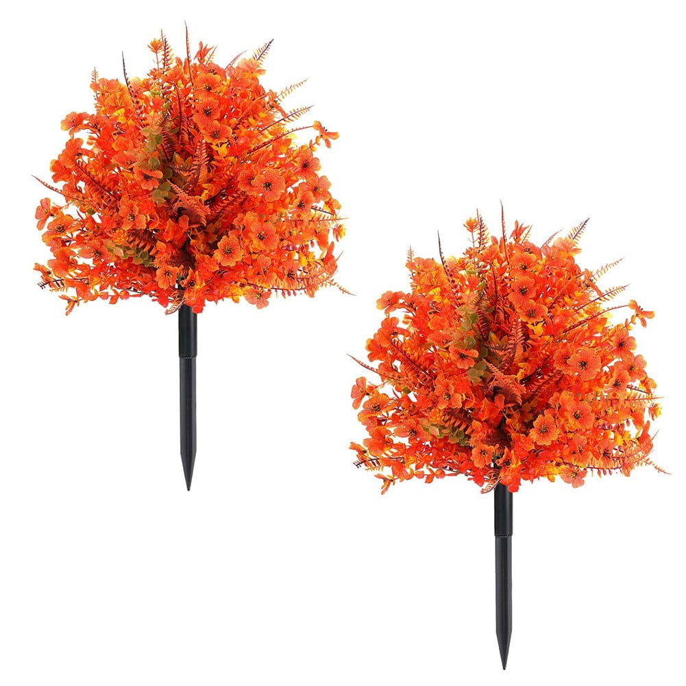 2Pcaks 24In Artificial Boxwood Topiary Ball Trees - Realistic ...