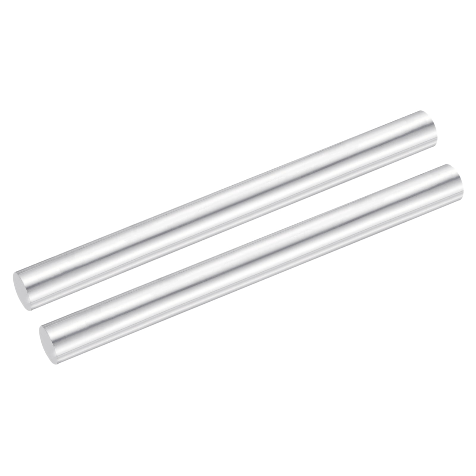 2Pcs 0.53"(13.5mm) Dia Round Aluminum Rods, 5.9"(150mm) Long 6061 ...
