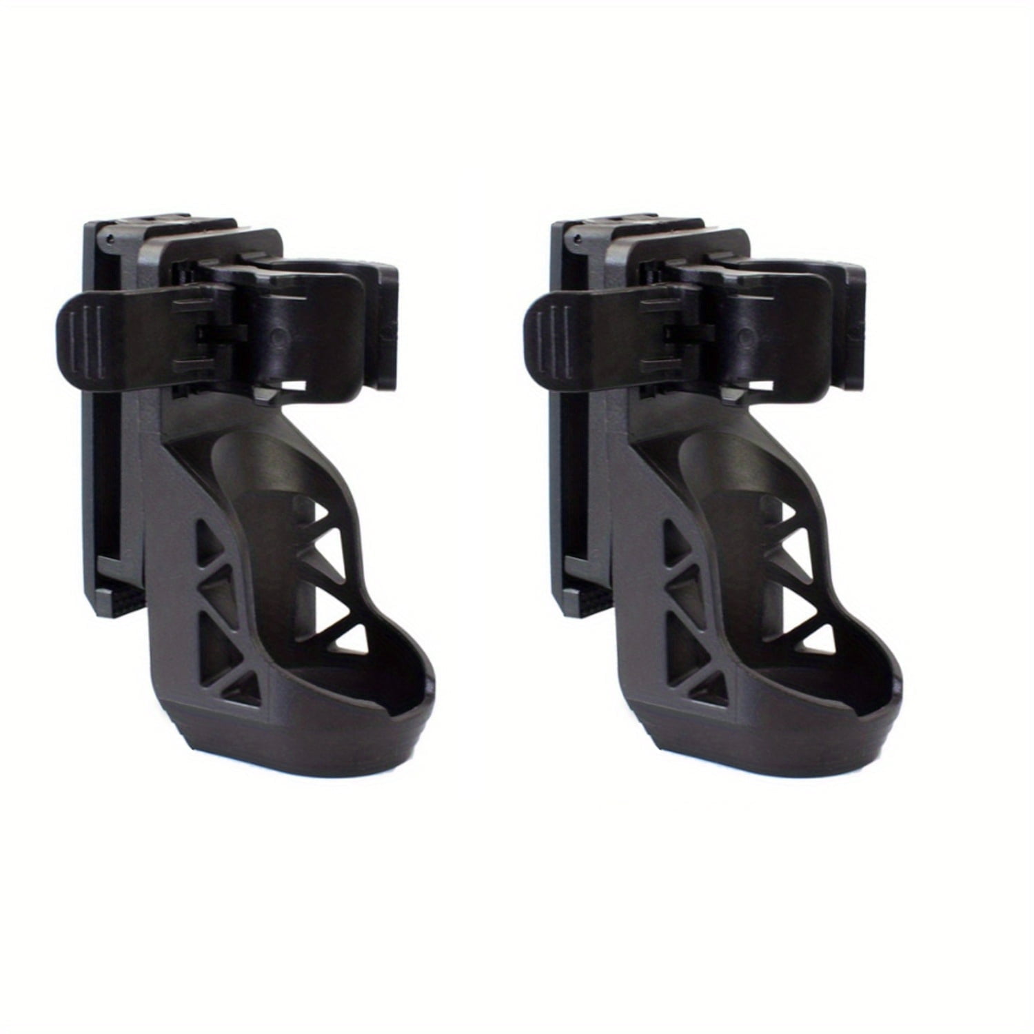 2Pcs 1"-1.55" Dia. Rotatable Flashlight Holster With Survival Whistle ...