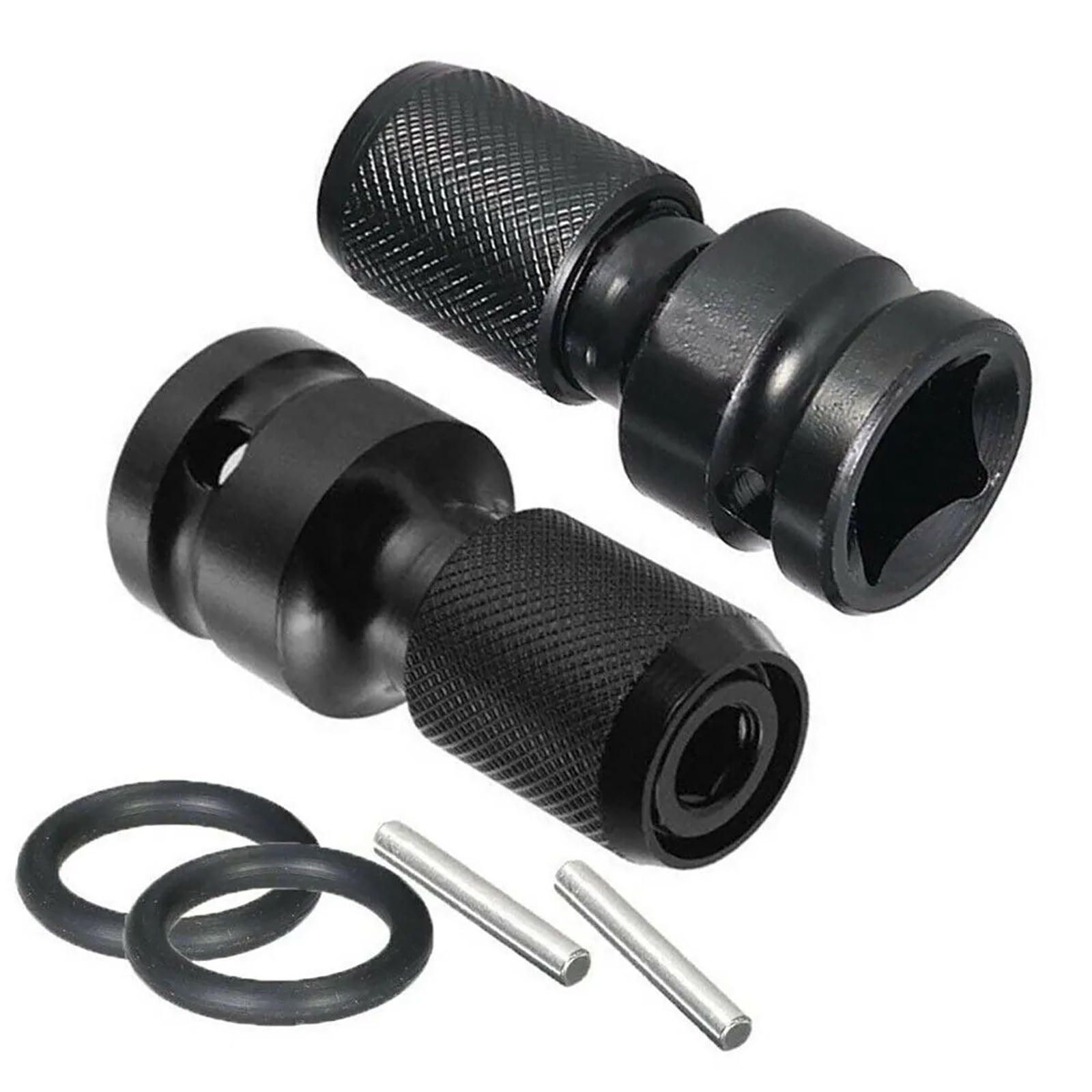 2Pcs 1/2" Square to 1/4" Hex Socket Adapter Set Humanized Design, Quick ...