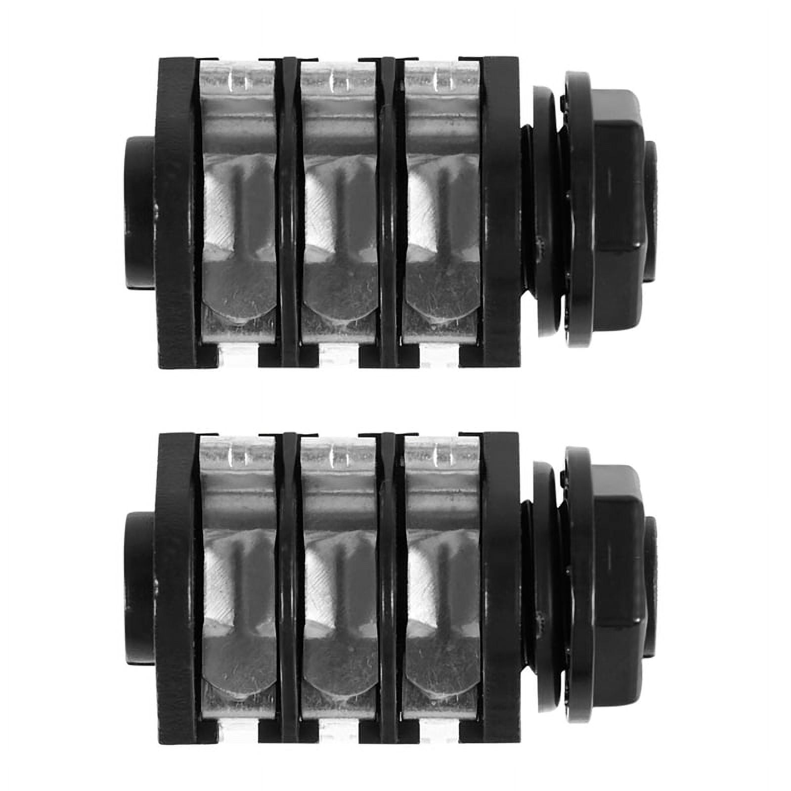 2Pcs 1/4" 6.5mm Stereo Audio PCB Panel Mount Headphone Jack Socket 6 ...