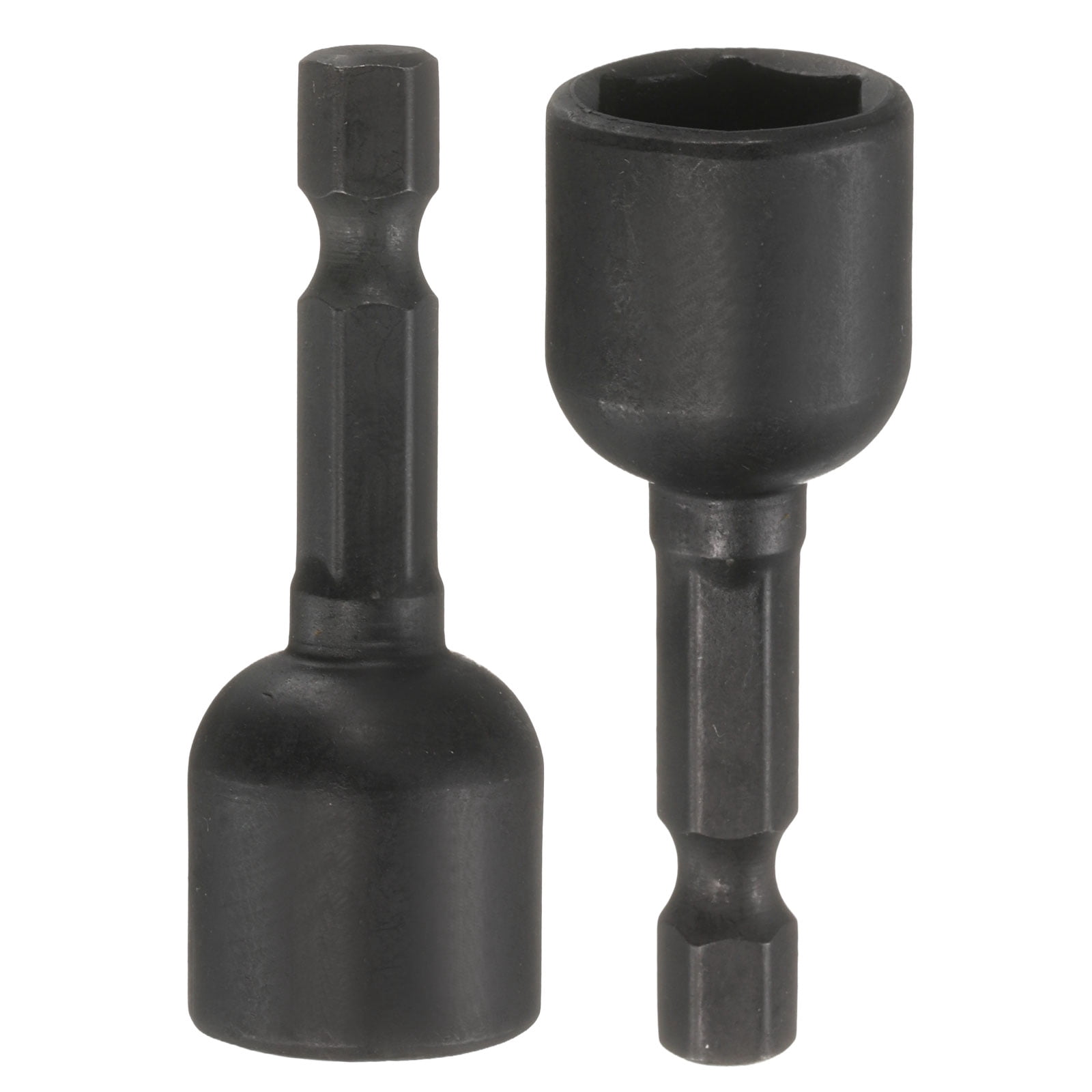 2Pcs 1/4 Hex Shank 12mm Magnetic Hex Socket 48mm Length, CR-V Steel ...