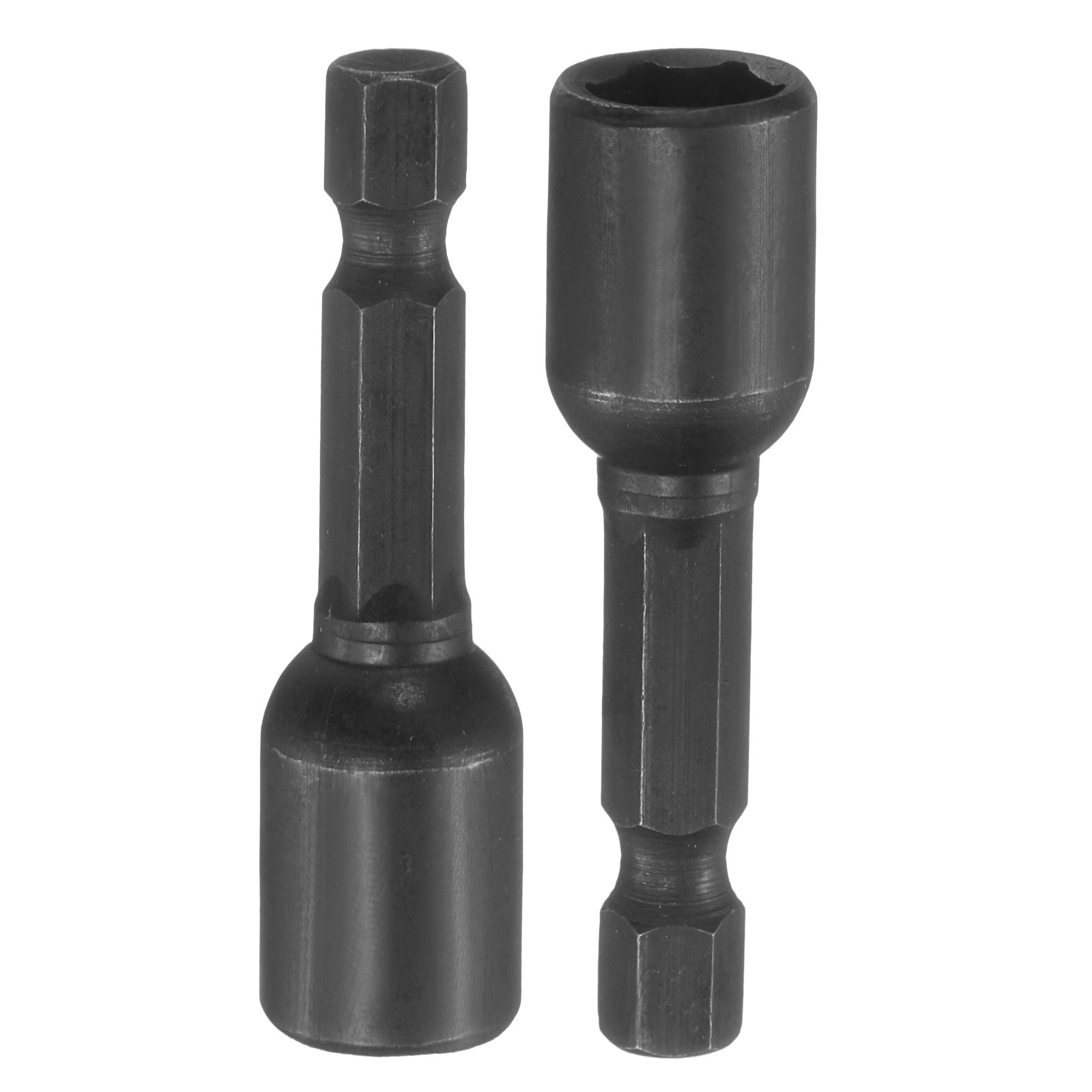 2Pcs 1/4 Hex Shank 8mm Magnetic Hex Socket 48mm Length, CR-V Steel ...