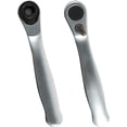2Pcs 1/4 Mini Bit Ratchet, Micro Ratchet 72-Tooth Ratcheting Bit Driver ...