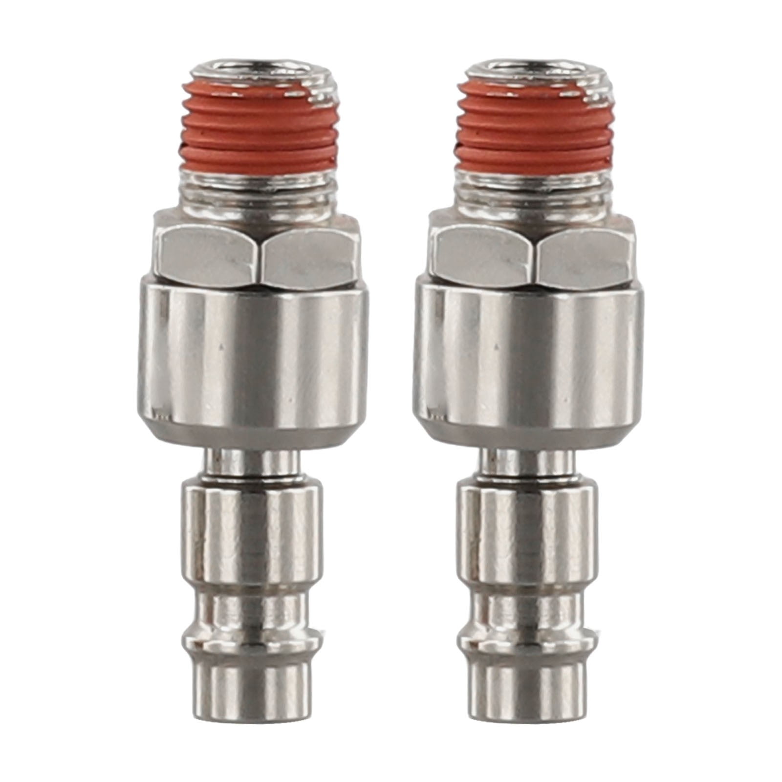 2Pcs 1/4 NPT Pneumatic Quick Joint Air Compressor European Style 360 ...