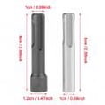 2Pcs 1/4" Portable Magnetic Hex Shank SDS Screwdriver Bit Holder Socket ...