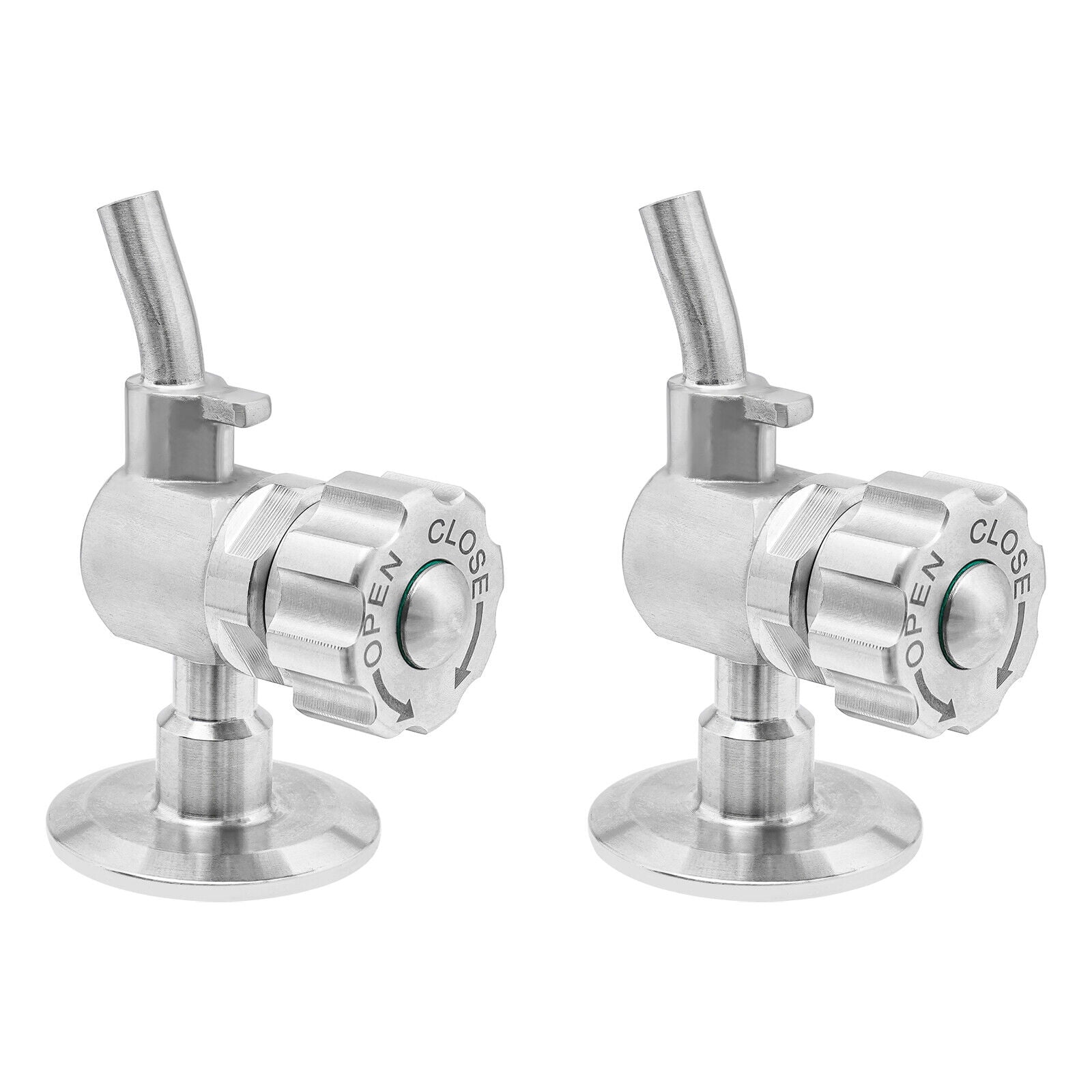 2Pcs 1.5'' SS 304 Stainless Sampling Valve Beer Sampling Valve Clamp ...