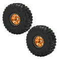 2Pcs 1.9in Wheel Rim Tires Set Metal Wheel Rims Rubber Tires Set for ...