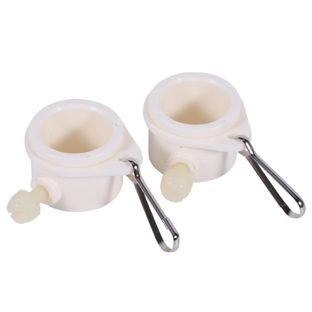2Pcs 1" Pole Diameter PVC Flagpole Rotating Rings Flag Mounting Rings ...