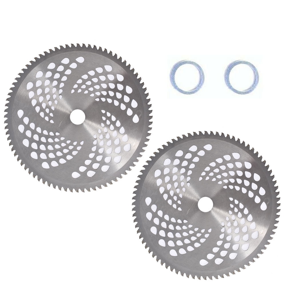 2Pcs 10" 80T Carbide Brush Cutter Trimmer Blades Universal for ...