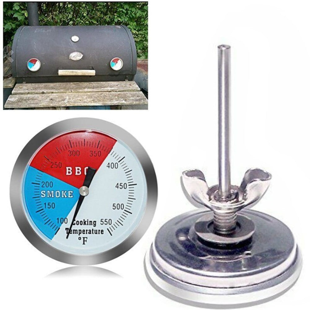 2Pcs 100-550℉ Barbecue Bbq Grill Thermometer Temperature Gauge ...