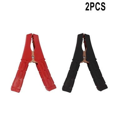 2Pcs Large 100A Crocodile for Alligator Clips Car Battery Chargers ...