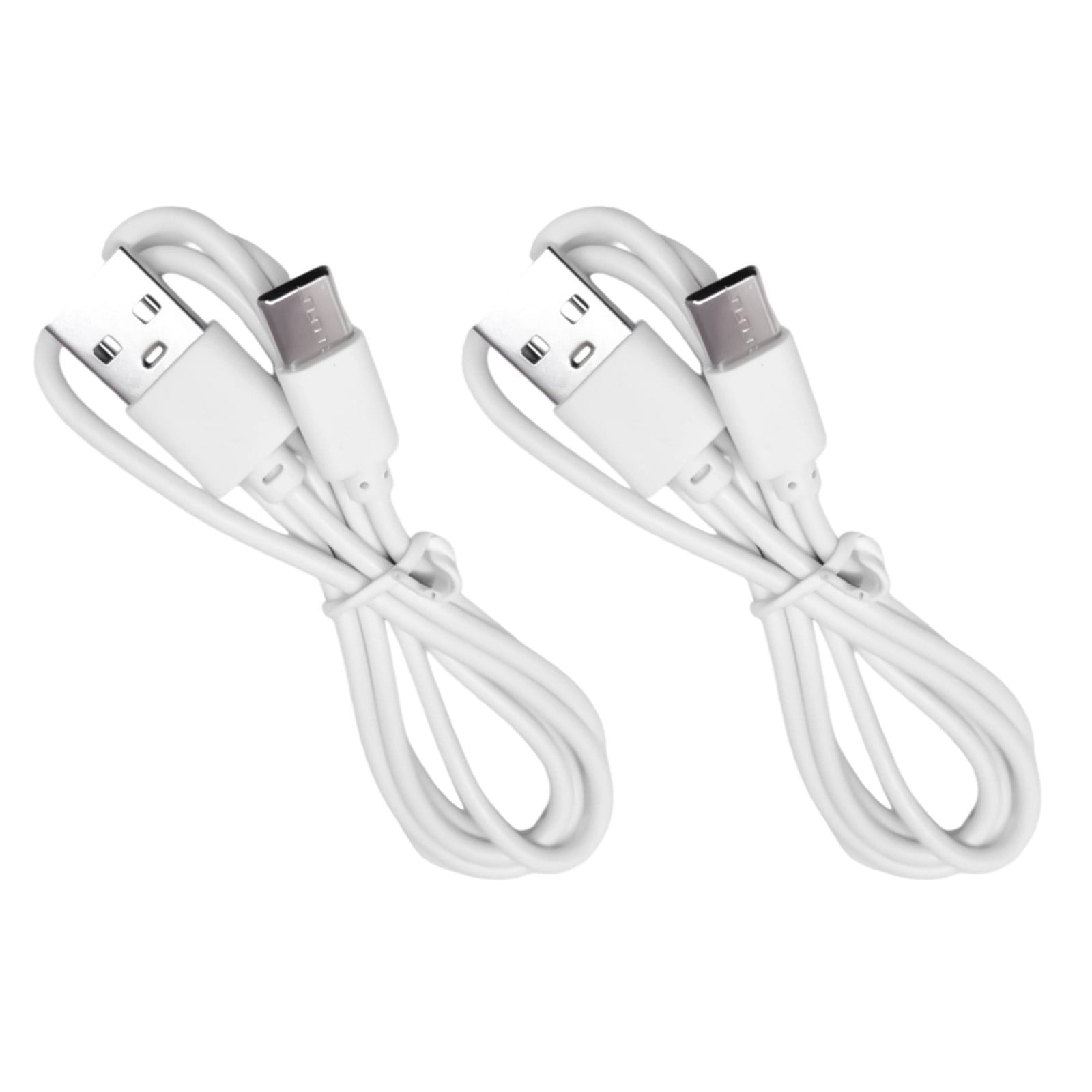 2Pcs 100cm USB to Type C Fast Charging Cable Data Cord with Reinforced ...