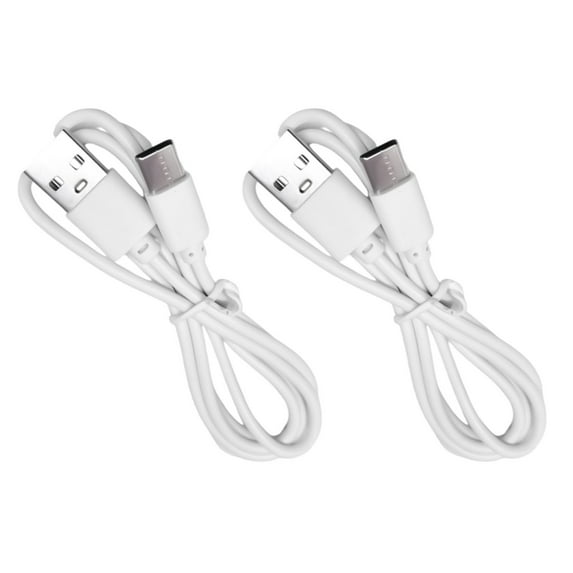 2Pcs 100cm USB to Type C Fast Charging Cable Data Cord with Reinforced ...