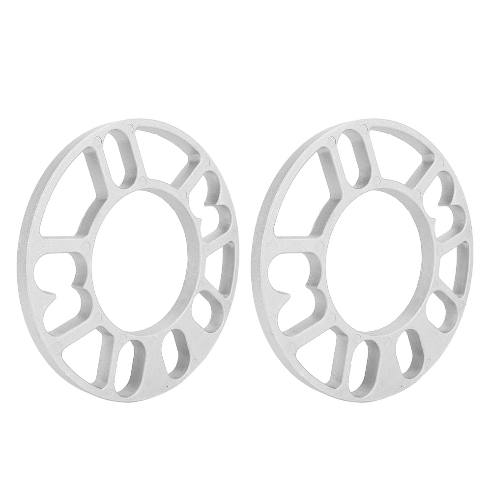 2Pcs 10mm Aluminum Alloy Wheel Spacers Shims Universal Fit for 4/5 Stud ...