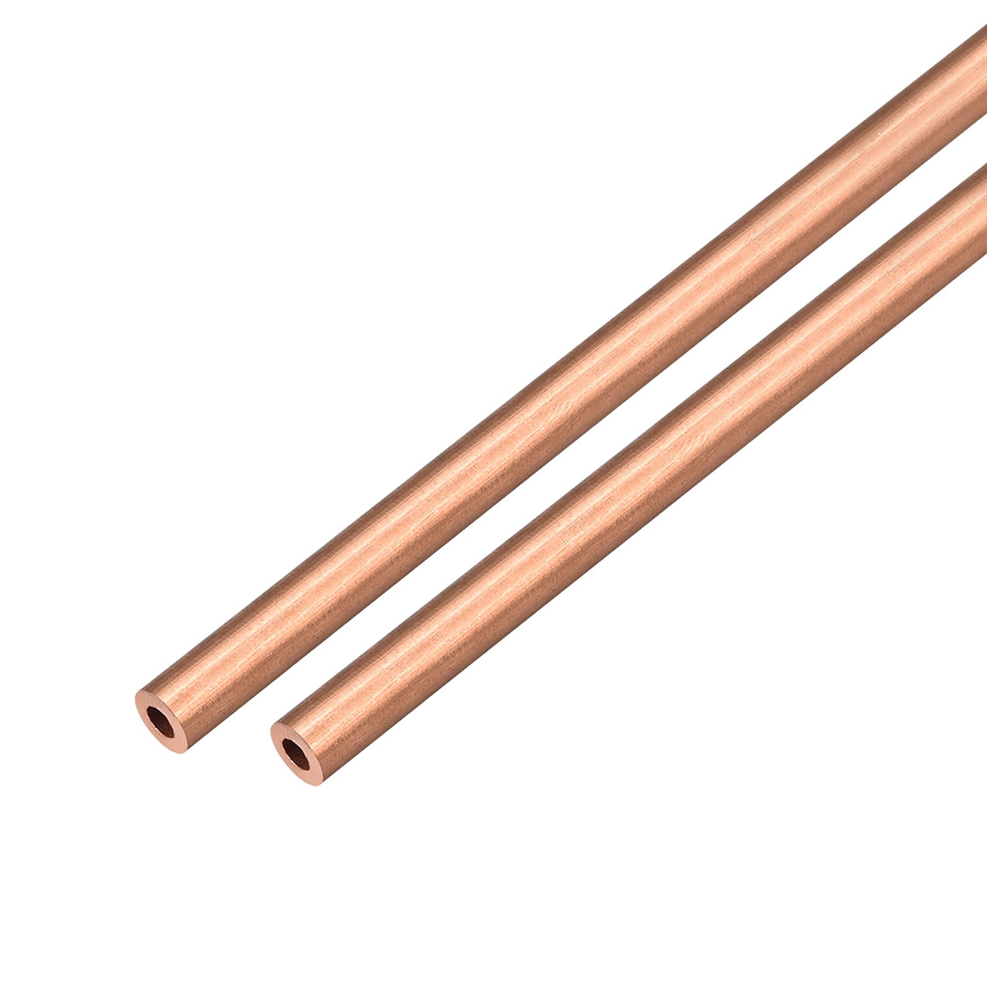 Uxcell 10mm Outside Dia x 8mm Inside Diameter 500mm Copper Round Tubing ...