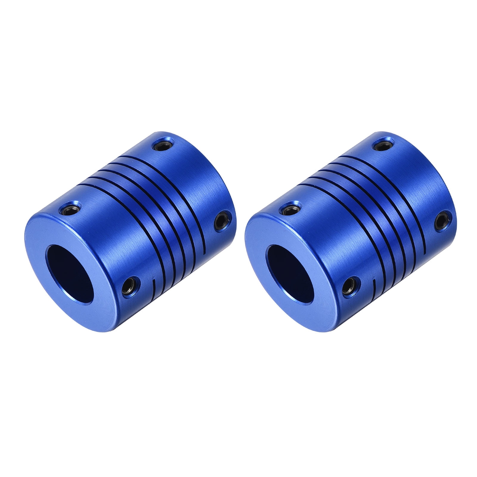 2Pcs 10mm to 12mm Aluminum Alloy Shaft Coupling L30xD25 Flexible ...