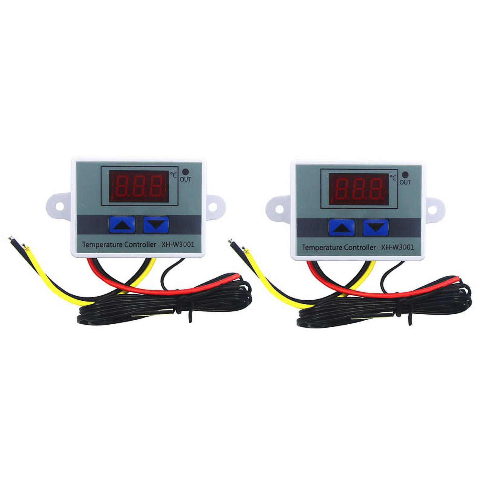 2Pcs 110-220V Ac Digital Led Temperature Controller Xh-W3001 for ...