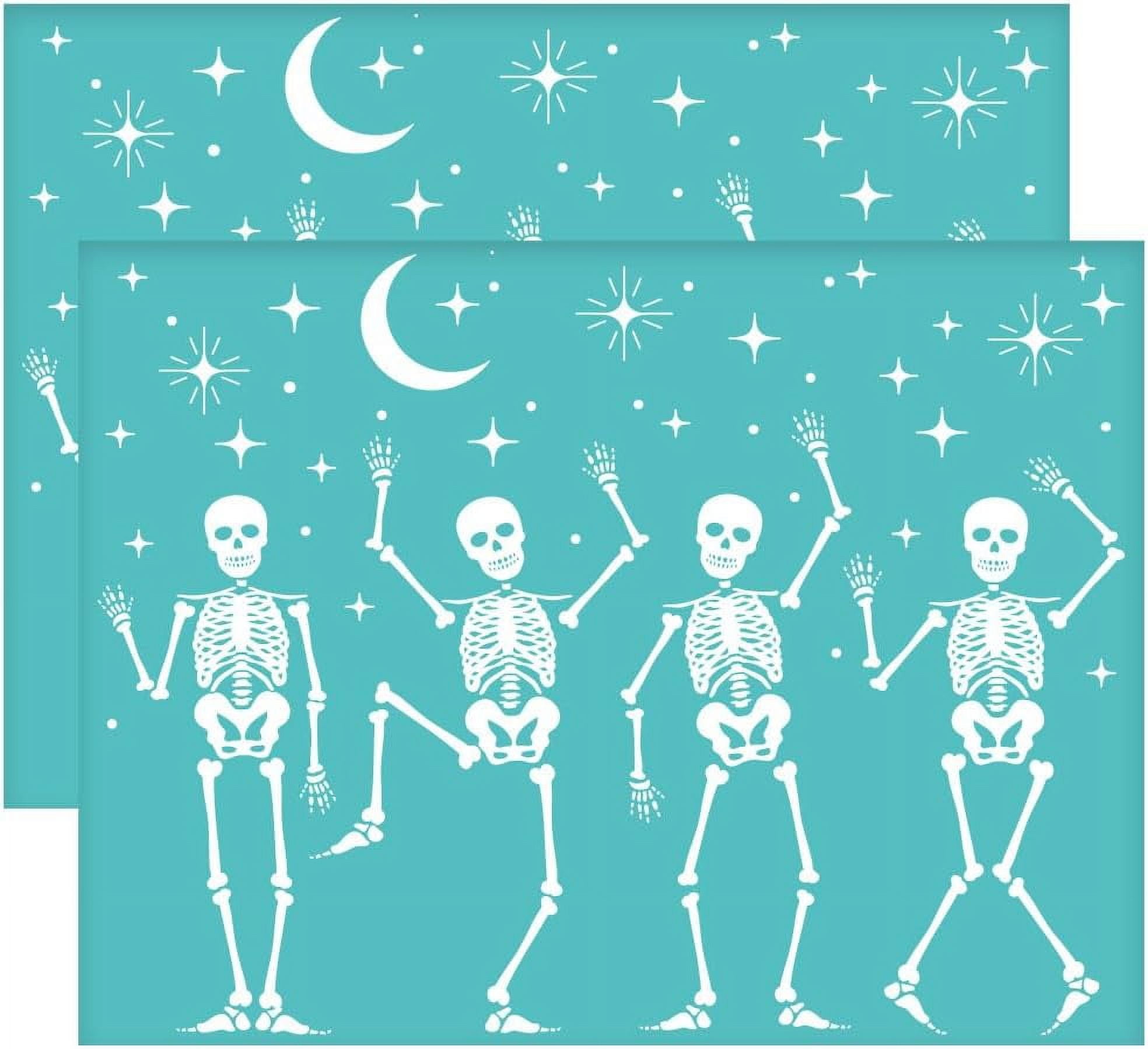 2Pcs 11x8.6 Inch Self-Adhesive Silk Screen Printing Stencil Theme Silk ...