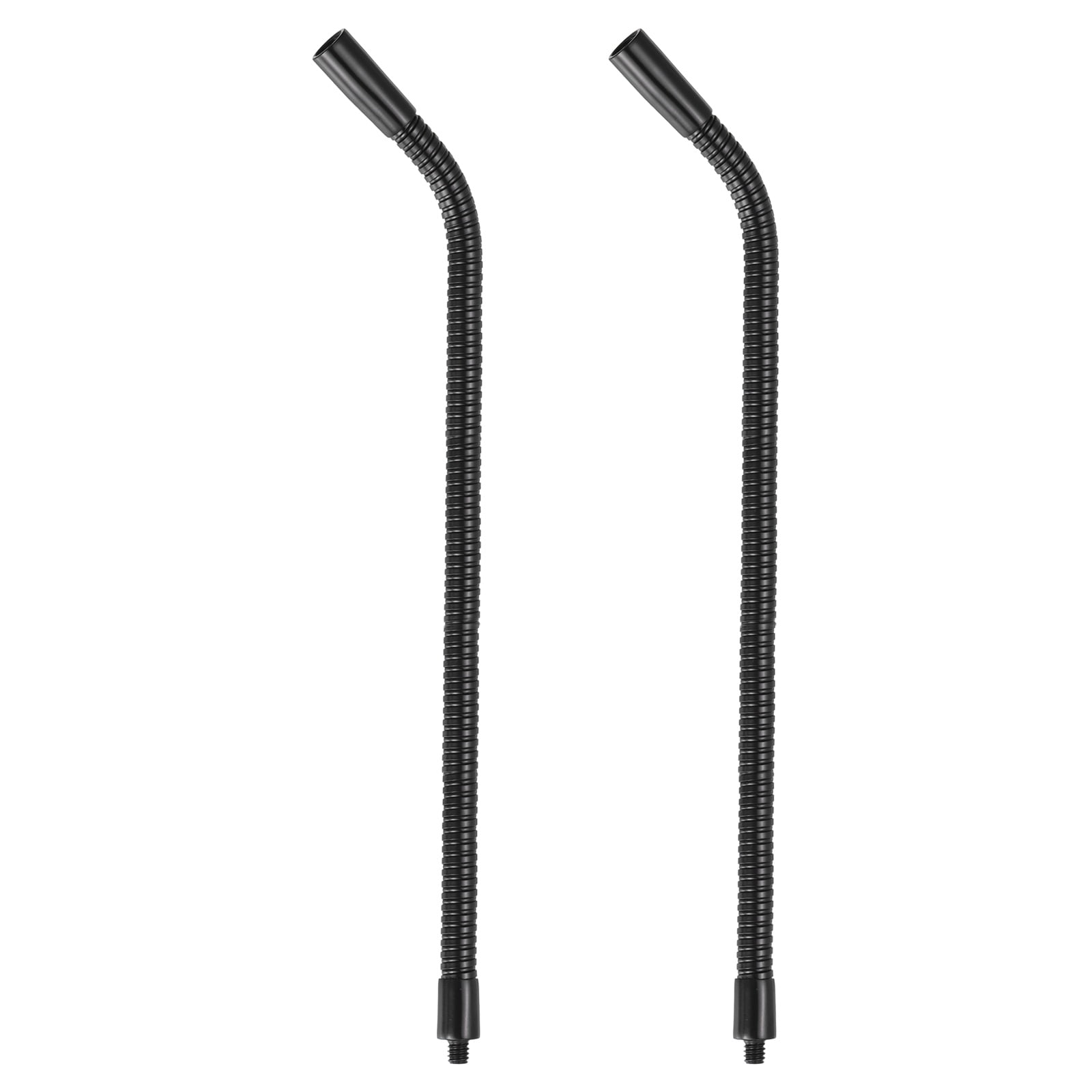 2Pcs 12" Gooseneck Tube, 1/4"Male to 3/8"Female Thread Heavy Duty Metal ...