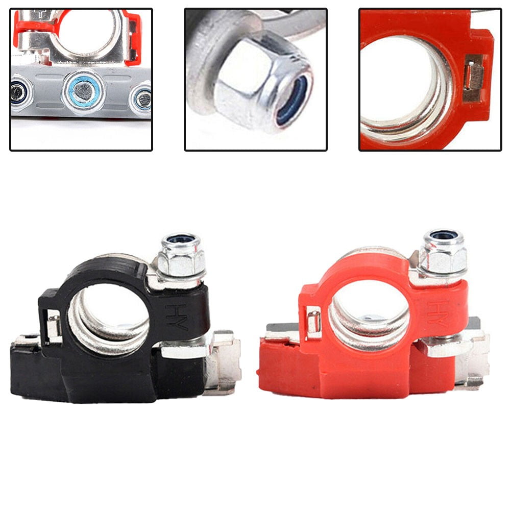 2PCS 12V 24V Battery Terminal Car Vehicle Quick Connector Cable Clamp ...