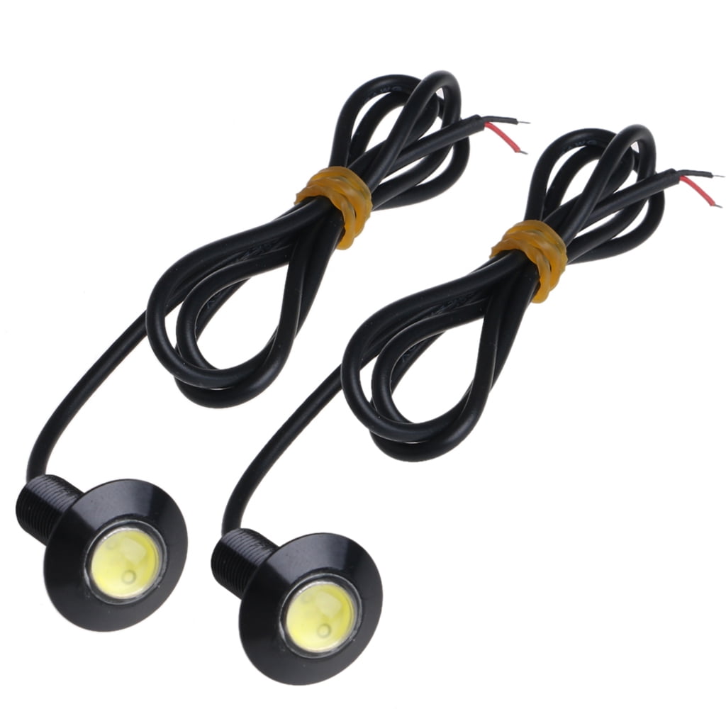 2Pcs 12V DRL Backup Daytime Running LED Light Spotlighting Eagle Eye ...