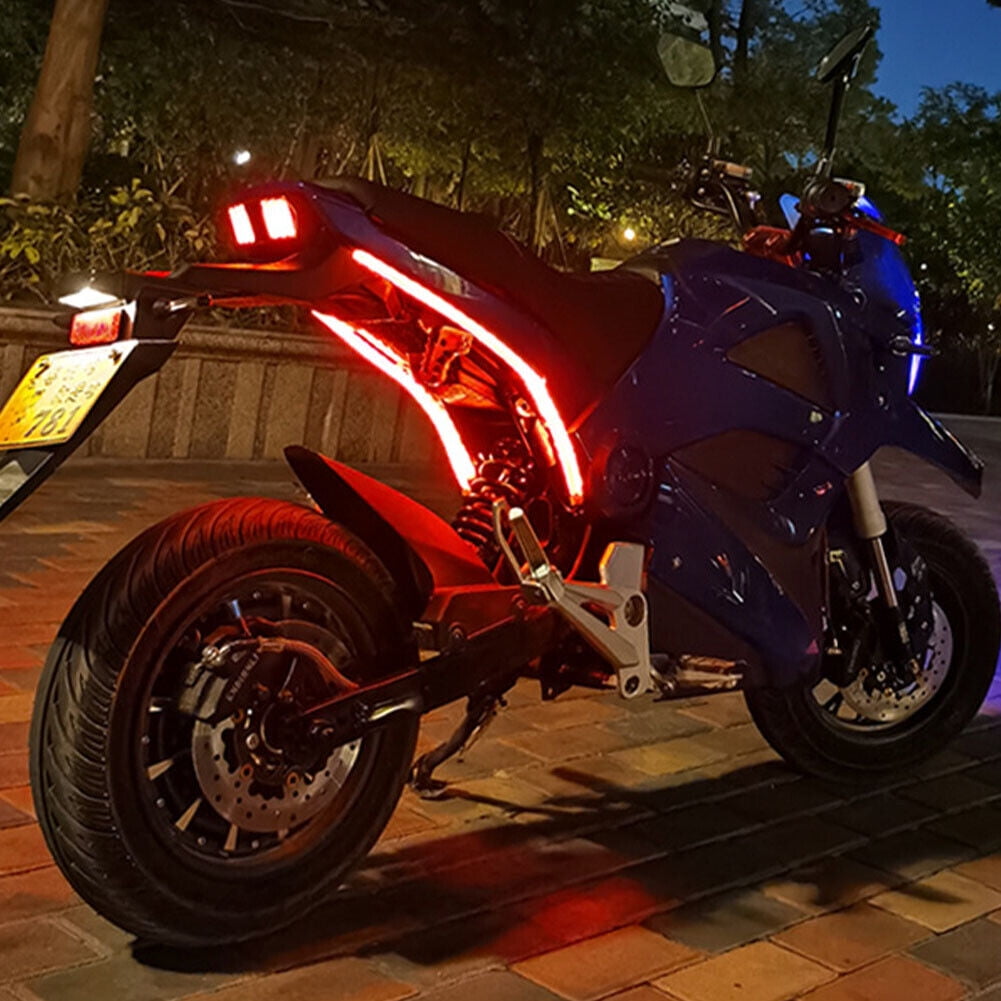 2Pcs 12V Flexible LED Scan Turn Signal Strip Flowing DRL Daytime ...