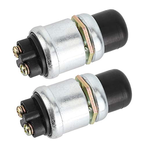 2Pcs 12V Push Button Switch, Waterproof 50A Push Button Starter Horn ...