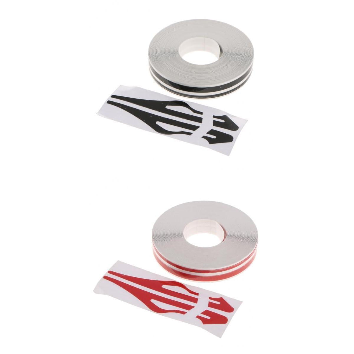 2Pcs 12mm (1/2 inch) Pinstripe Tape Pin Stripe Decals Stickers for Cars ...