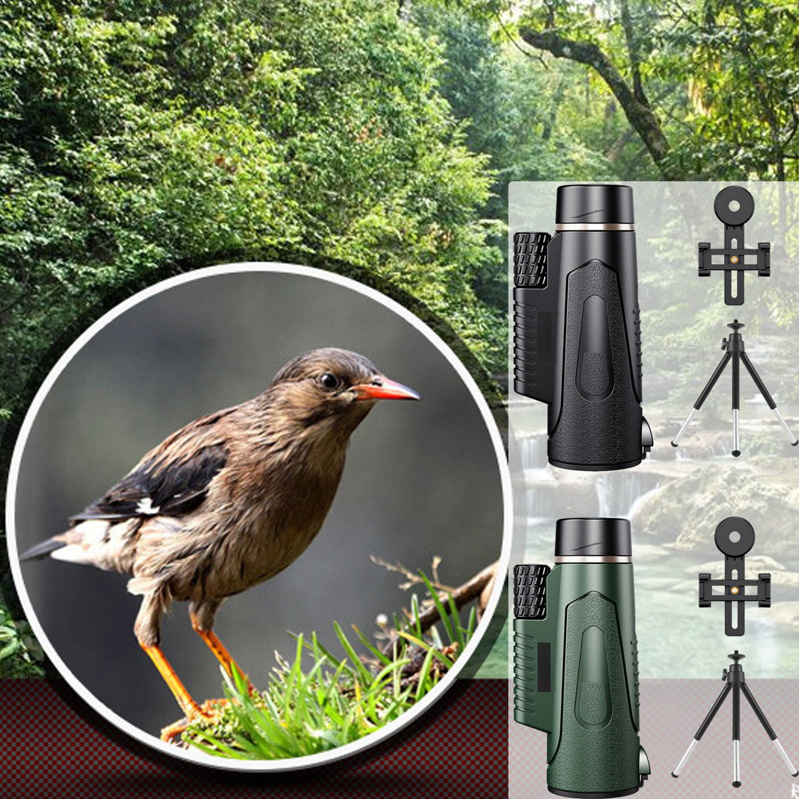 2Pcs 12x50 monocular telescope under $5! Yrmaups 12x50 High Power ...