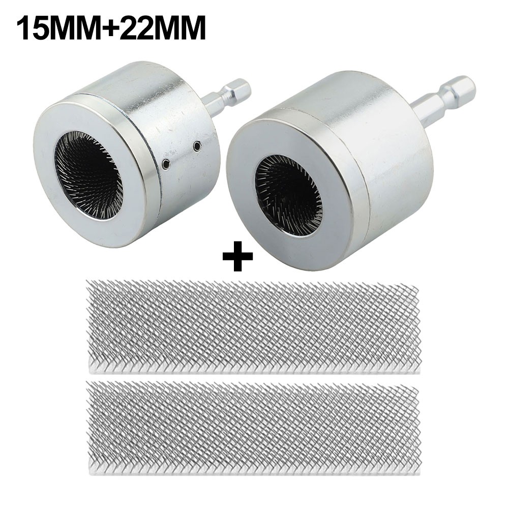 2Pcs 15+22mm Electric Drill Pipe Cleaner, Copper Pipe Metal Pipe ...