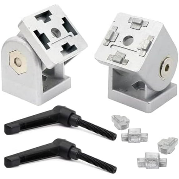 2Pcs 15 Series Aluminum Extrusion Profile Flexible Pivot Joint ...