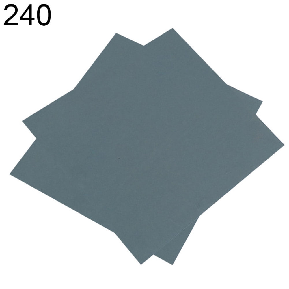 2Pcs Wet Dry Sandpaper Super Fine Assorted Multi Automotive Polishing ...