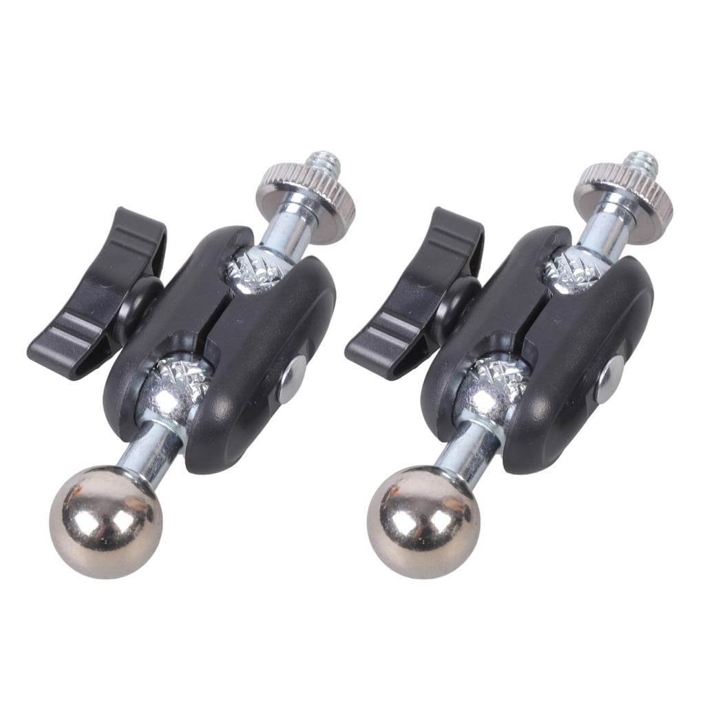 2Pcs 17.4mm Head Mounts 1/4"-20 UNCs Male Threaded Enabling Angled ...