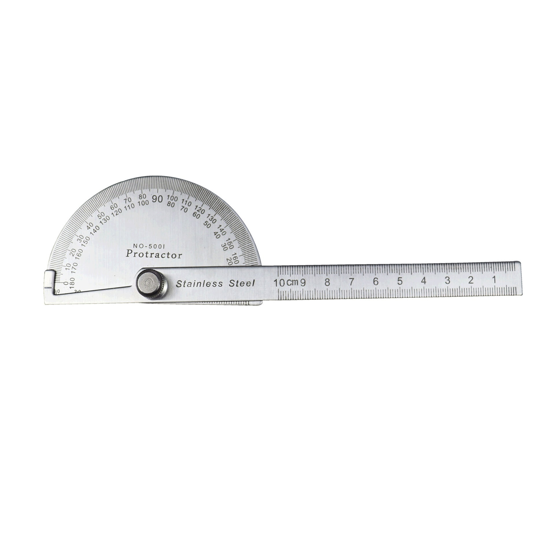 2Pcs 180 Degree Protractor Metal Angle Finder Goniometer Angle Ruler ...