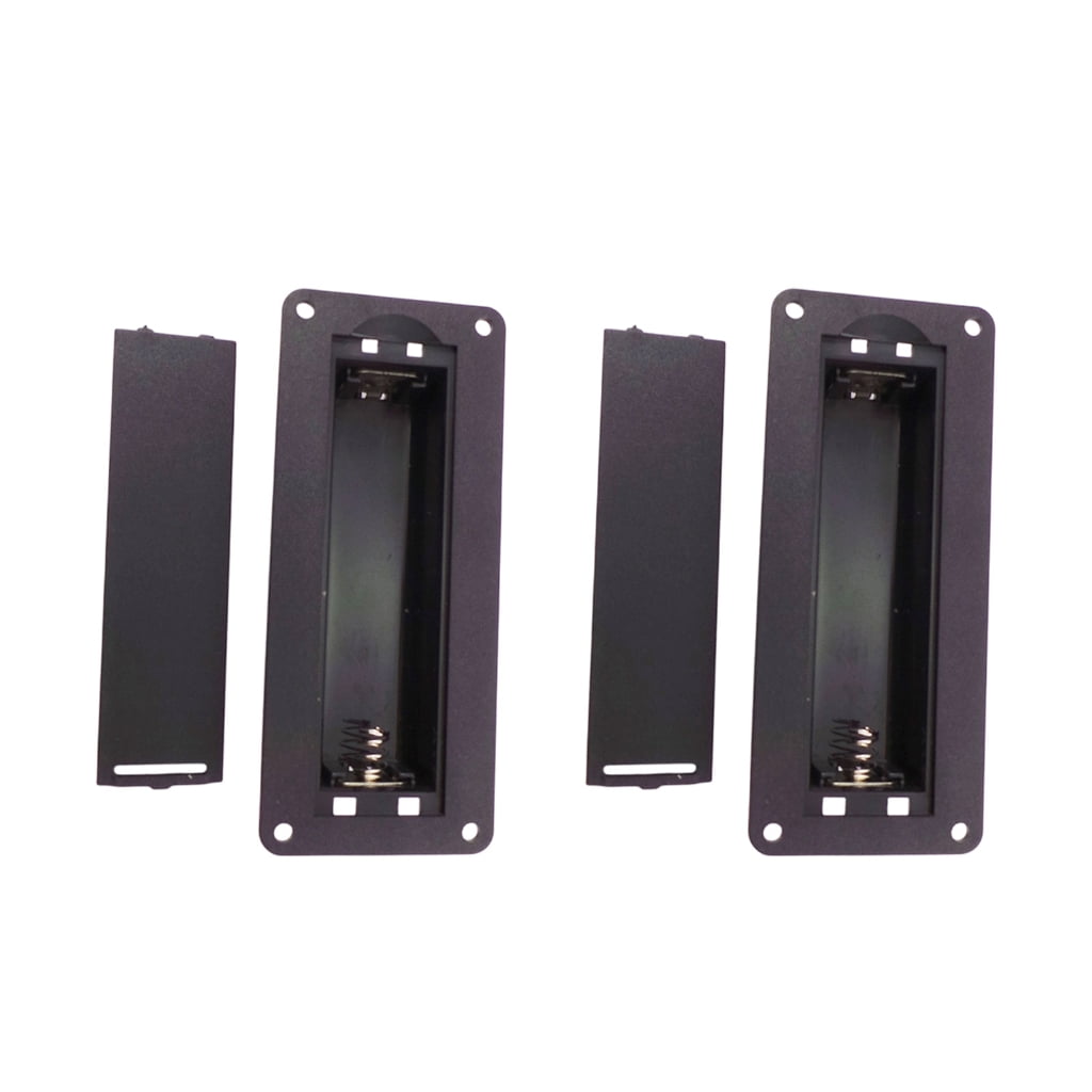 2Pcs 18650 Battery Holder Box For Home And Travel Use With Lid Embedded ...